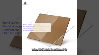 Customized Paper Flim And Logo Acceptable Clear Acrylic Sheet for Sale