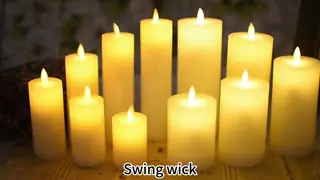 Safe Flameless Candles Real Wax