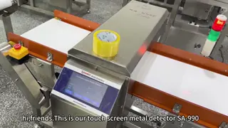 Food Metal Detectors For Food Processing Conveyor Belt Tunnel For Meat Bakery Snack Industrial