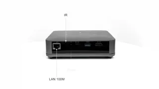 Portable DLP 3D Smart Projector with Built-in Battery | 1080P Resolution, Android 9.0 OS, Amlogic T9