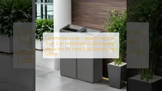 Luxury Outdoor Litter Bin for Hotels
