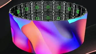 The flexible connection design of the curved LED display screen in the rental scenario supports rapi