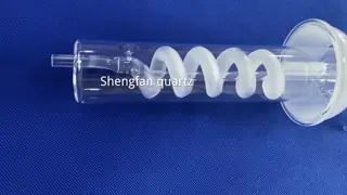 High Purity 99.99% Quartz Glass Tube Factory Custom High Temperature Resistant Spiral Tube