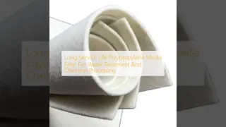 China Long Service Life Polypropylene Media Filter For Water Treatment And Chemical Processing for sale