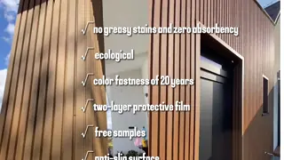 Modern WPC Wall Cladding for Outdoor Spaces