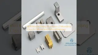 China Wall Mount Fixing Aluminum Z Mounting Clips for Mirror and Picture Hanging  for sale