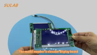 Monarch SFTC-HCB-L-BO Elevator Call Panel with 4.3-inch White LCD Display CAN Communication and DC24