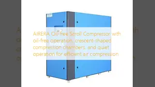 Oil Free Scroll Compressor Quiet & Efficient