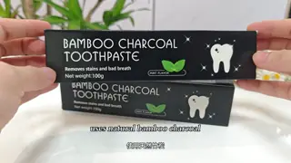 China Factory Bulk Cool White Organic Toothpaste Biodegradable Bamboo Charcoal Whitening Paste for Home Use Removes Stains for sale
