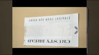 A Closer Look:  Flat Bottom White Paper Bread Bag For Loaf Bread