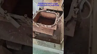 Aluminum embedded hatch cover watertight test2