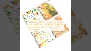 China 100 Pages Custom Journal Notebook White Page Color Excellent Choice for Team Collaboration and Strategy Development for sale
