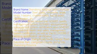 Fast Build Warehouse Steel Structure Economical Expansion