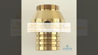Brass Showerhead Adapters CNC Machined Quality