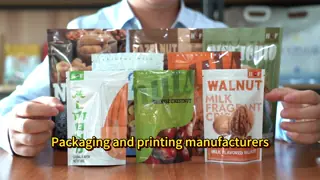 China Pad Printing Customized Logo Reclosable Zipper Stand Up Pouch Smell Proof Plastic Bag for Gummy Bear Protein Powder Cereal Dry Food for sale