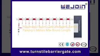 Automated Boom Gate 6M Parking Barrier