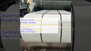 Aluminum Coil for AC Units Durable White Coating