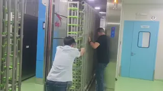 Animal laboratory equipment walk-in cage washer 2