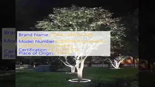 Circular LED Underground Light For Pillars Trees