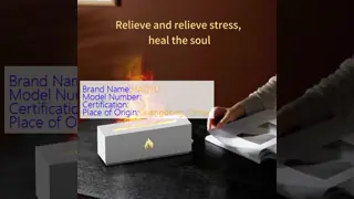 Flame Humidifier Aromatherapy Relaxing Ambiance