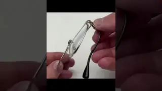 Display of finished products with vacuum coating on eyeglass frames