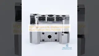 China High Precision CNC Machining Engine Block Titanium Alloy Polished for sale