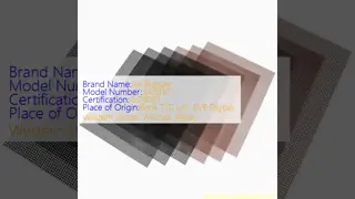 PTFE Mesh Belt Food Industry Solution