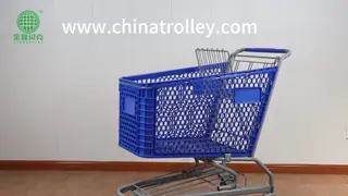 Good Quality Plastic Shopping Trolley Plastic Shopping Carts For Supermarket