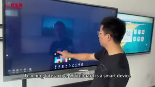 Full HD & 20-Point Writing | Interactive Touch Whiteboard | Anti-Fingerprint