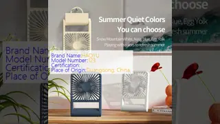 Quiet Cooling Fan Desktop Handheld Travel