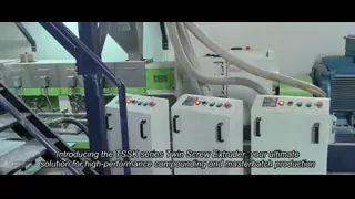 China Self Cleaning Plastic Pelletizing Equipment Single Screw And Twin Screw Extruder For Compounding And Modifying for sale