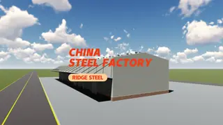 Custom Fabrication  Metal Steel Structure Building  with Metal Roofing Wall Panel