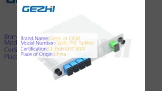 SC UPC 1x4 PLC Splitter Fiber Optic Reliable