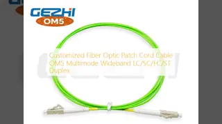 OM5 Fiber Patch Cord Duplex LC SC FC ST
