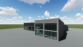 China Commercial Prefabricated Metal Buildings , Metal Space Frame Construction for sale