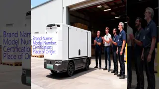 China NEWBASE Z8 Series Autonomous Robotic Van with 8m³ Cargo Box Volume 1500kg Load Capacity and 5.4m Minimum Turning Radius for sale