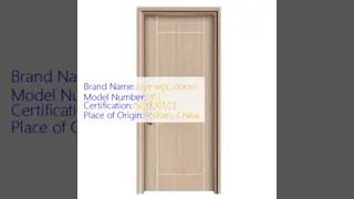 WPC Hollow Door Termite Moisture Proof