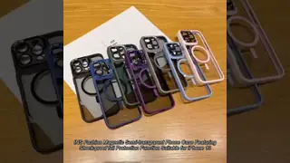 Magnetic Semi-transparent iPhone Phone Case