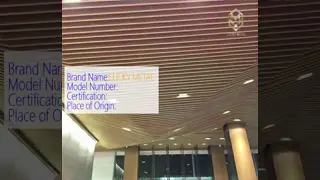 Wood Grain Aluminum Ceiling Soundproof Fireproof