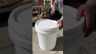 20L Plastic Bucket Leak Test Food Grade PP HDPE