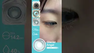 MillCReeK Glacier Angel 14.2mm Affordable Prescription Colored Contacts – Natural, 8.5 Base, 40% Wat