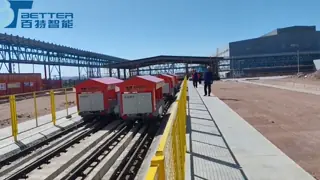 Multi-car linkage | Extensible track grouping continuous conveying system