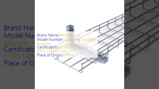 Secure Cable Tray Support Brackets