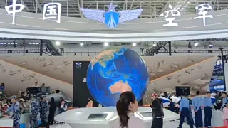 Spherical LED display screen with high refresh rate and high saturation.
