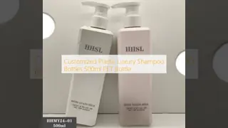 Custom PET Bottles Luxury Shampoo 500ml