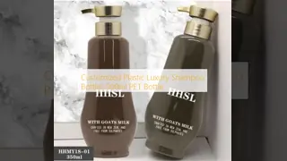 Custom Luxury 500ml PET Shampoo Bottles
