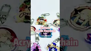Custom Fashion Cartoon Acrylic Keychain Acrylic Charms Decoration Clear Acrylic Keychain
