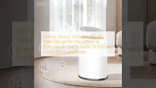 Desktop Trash Bin with Lid