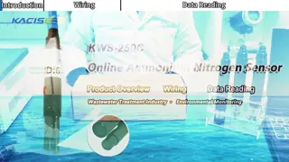 KWS-250C Online Ammonia Nitrogen Sensor Overview, Wiring & Data Reading