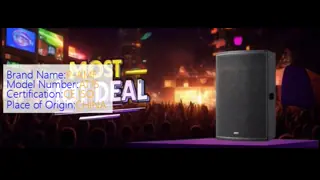 15 Inch 600w PA Speaker Sound System Africa